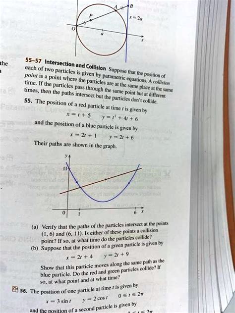 Solved The 55 57 Intersection And Collision Suppose That The Position