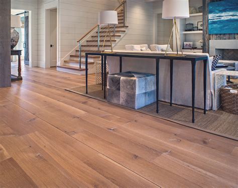 Wide Plank White Oak Wood Floor In Nashville Tn Modern Farmhouse