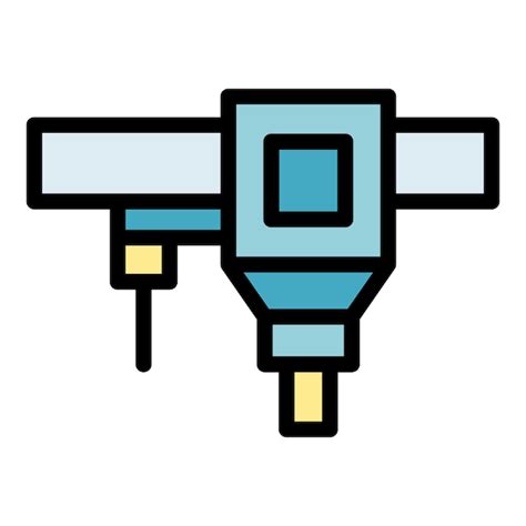 Premium Vector Industry Cnc Machine Icon Outline Vector Lathe Equipment Work Tool Color Flat