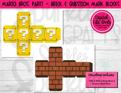 Printable Mario Question Mark