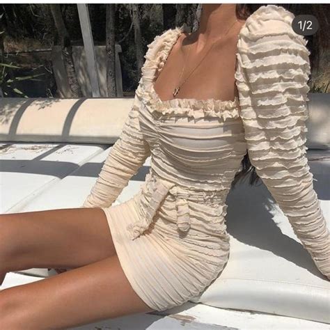 Millie Modelli ‘sirene Dress Worn Once Sold Out Depop