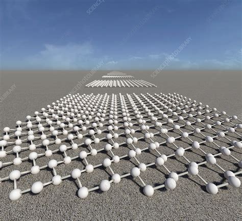 Molecular Model Of Silicene Stock Image F022 4834 Science Photo