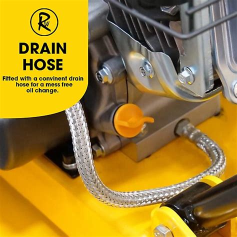 Rocwood 14 Petrol Wacker Compactor Plate 196cc