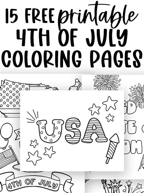 July 4th Coloring Pages Pdf