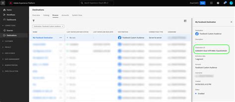 샘플 프로필을 사용하여 스트리밍 대상 테스트 Adobe Experience Platform