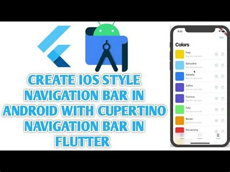 Cupertino Navigation Bar Flutter Flutter Cupertino Navigation Bar Ios Navigation Bar