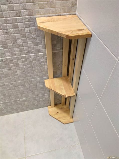 Купити Кутова полиця деревяна Полиці на стіну Skrynya Ua