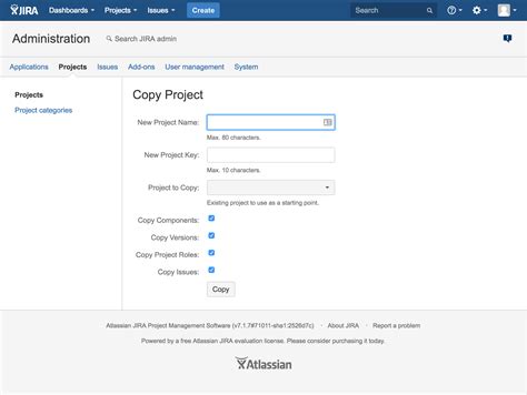 Jira Copy Project Plugin — Cto Kit