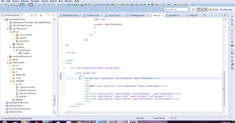 Code4java Spring Mvc Ajax Jersey With Database Integration