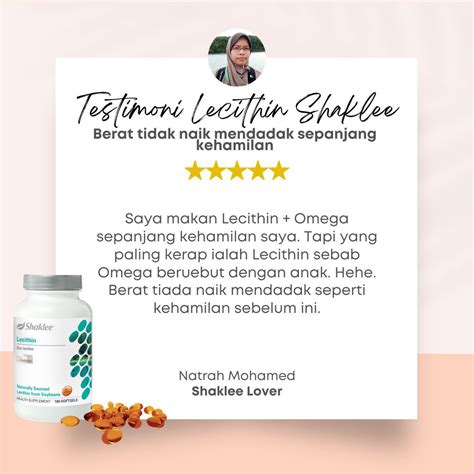 Testimoni Lecithin Shaklee