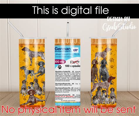 German Shorthaired Pointer Tumbler Wrap 20oz