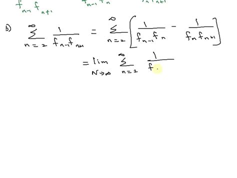 solved the fibonacci sequence was defined in section 8 1 by the equations f1 1 f2 1 fn fn 1