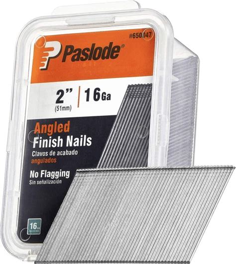 Paslode 50mm 16ga 20 Degree Angled Galvanized Finish Nails 2000