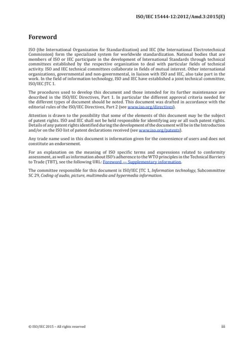 ISO IEC 15444 12 2012 Amd 3 2015 Information Technology JPEG 2000 Image Coding System Part 12