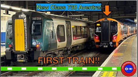 First Train In Service Brand New Class 730 On London Northwestern