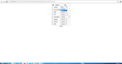 Subsdotnet Getbind Data In Dropdownlist Within Gridview In Vbnet