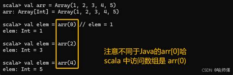 Scala—数组（数组定义、数组常用方法等）— 用法详解scala 数组 Csdn博客