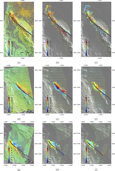 Processed Insar Data Our Model Prediction And The Residual After Download Scientific Diagram