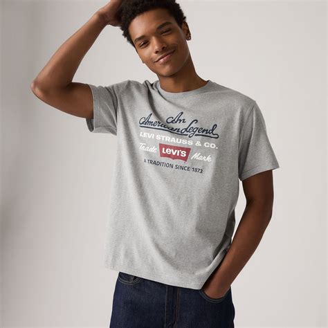 Levis® Mens Relaxed Short Sleeve Graphic T Shirt Multicolour Levi