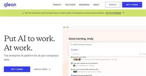 Glean Search Engine Ai Tool Beyond The Ai