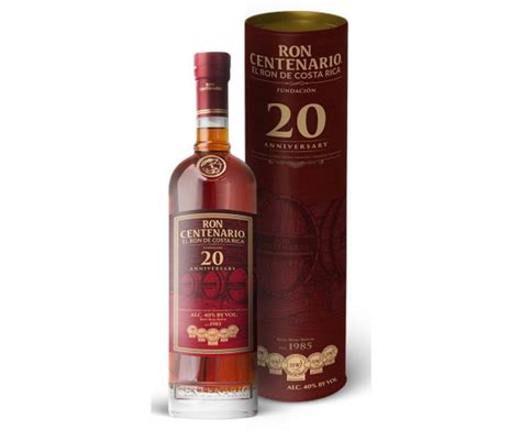Ron Centenario Rum 20yr 2gl Vap 750ml