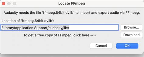 Ffmpeg For 32 Beta Macos Audacity Forum
