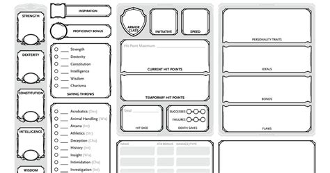 I Took The Official Dnd5echaractersheet Form Fillable And Made A