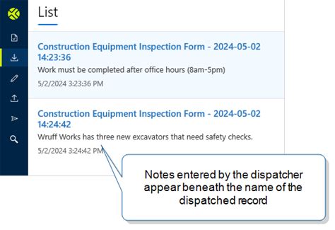 Dispatch Forms To A User