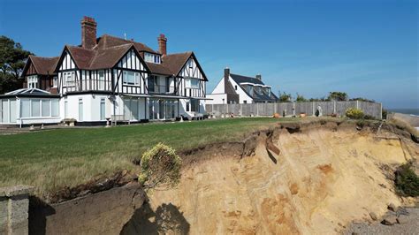 Coastal Erosion Threatens Bawdsey Haven Yacht Club Suffolk Bbc News