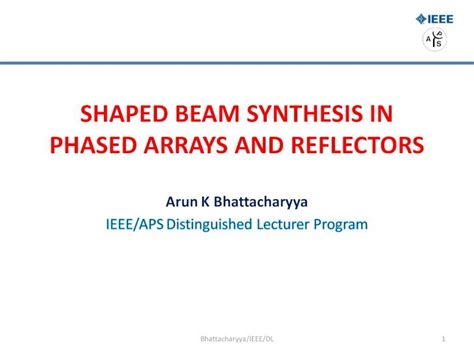 pdf shaped beam synthesis in phased arrays and … r2 no