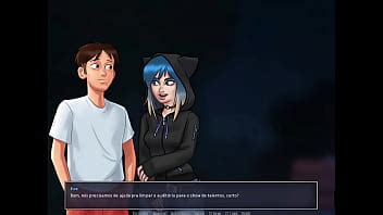 Jogo Pornô 2D Summertime Saga episodio 101 Prof mexendo a bunda no meu Colo XNXX COM