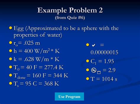 Ppt Transient Conduction And Biot Number Calculator Powerpoint