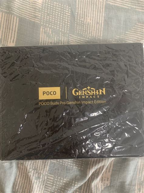 BNIB Poco Buds Genshin Impact Audio Earphones On Carousell