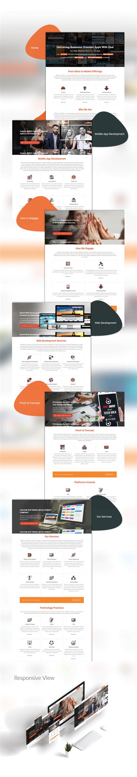 Web Design Multi Pages Website On Behance