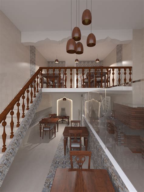 طراحی دکوراسیون مغازه کبابی بلوار کشاورز استودیو معماری یاسمین