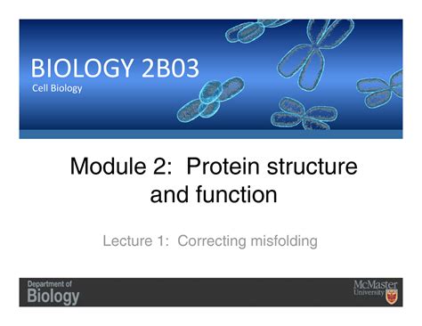 Biology 2b03 M2l1 Module 2 Lecture 1 Biologybiology 2b032b Cell