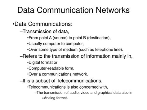 Ppt Data Communication Networks Powerpoint Presentation Free