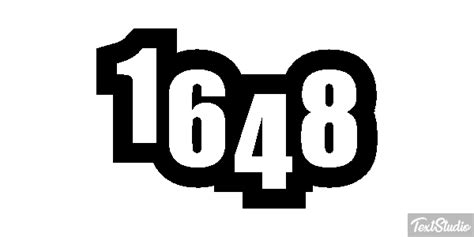1648 Number Animated  Logo Designs
