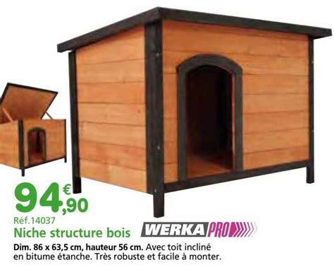 Promo Niche Structure Bois Werka Pro Chez Provence Outillage