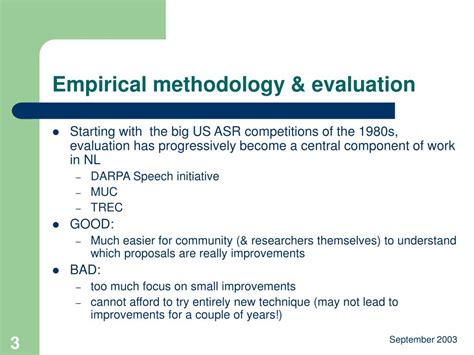 PPT EXPERIMENTAL TECHNIQUES EVALUATION IN NLP PowerPoint Presentation ID
