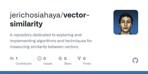 Github Jerichosiahaya Vector Similarity