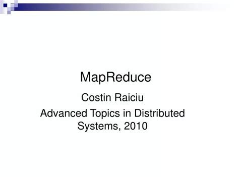 Ppt Mapreduce Powerpoint Presentation Free Download Id5645279
