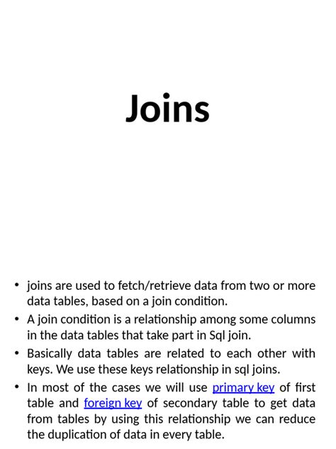 Joins Pdf Databases Data Management