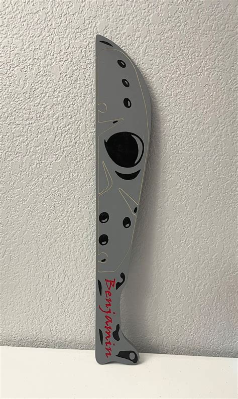 Personalized Wooden Piece Horror Sign Jason Jason Knife Scary