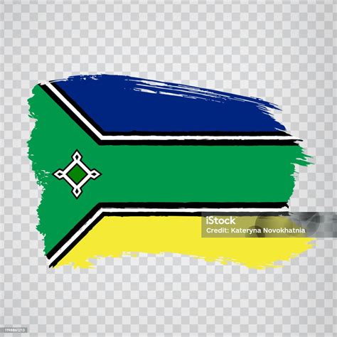 브러시 스트로크에서 아마파의 깃발입니다 브라질 연방 공화국 웹 사이트 디자인 로고 응용 프로그램 Ui에 대한 투명 배경에