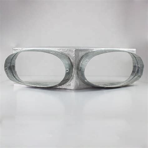 การระบายอากาศ Hvac เหล็กแอร์ Plenum Transition V กล่อง คุณภาพสูง การ