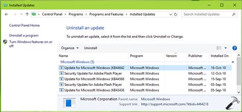 How To View Installed Update History In Windows