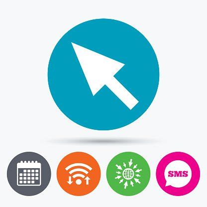Mouse Cursor Sign Icon Pointer Symbol Stock Vector Royalty Free FreeImages