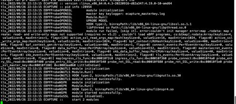 ecapture 启动成功，但标准输出有报错 · issue 222 · gojue ecapture · github