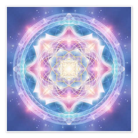 Mandala Peace And Harmony Print By Dolphins Dreamdesign Posterlounge